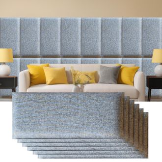 Generic Wandpaneele Abziehen und Aufkleben Selbstklebend 3D Antikollision Wandpaneele Paneele Tapete Kopfteilpaneele für Wohnzimmer Büro Schlafzimmer