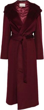 Pennyblack Mantel aus Filz mit G&uuml;rtel - - Coats - Damen - Rot - S