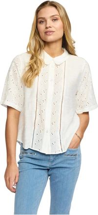 2-Biz Femme, Blouses et Chemises, Blanc, Taille: 46 FR Shirt