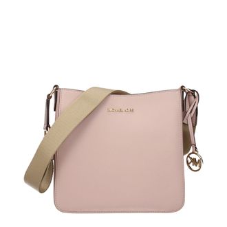 Michael Kors Pink Leather Schultertasche - Schwarz