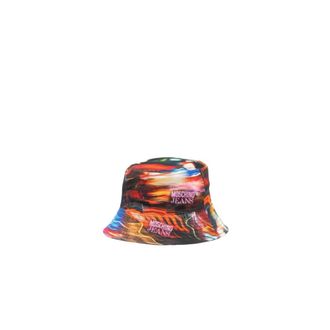 Moschino Femme, Accessoires, Multicolore, Taille: ONE Size Bob en coton avec motif