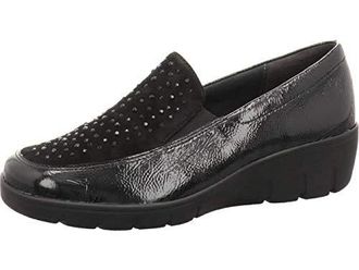 Semler Femme Judith Mocassins, Noir (Schwarz 001), 41 1/3 EU