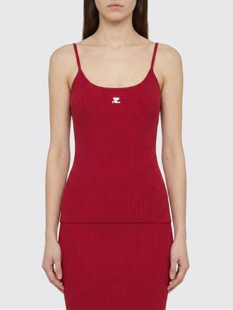 Courr&egrave;ges T-Shirt COURR&Egrave;GES Damen Farbe Rot