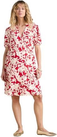 Envie de Fraise Robe Courte de Grossesse Motifs Fleurs Rouge 38
