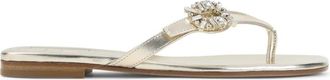 Roger Vivier Femme, Chaussures, Jaune, Taille: 38 1/2 EU Strass B Flip Flops