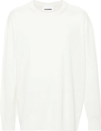 Jil Sander Homme, Pulls, Beige, Taille: S Sweater CN LS
