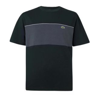 Lacoste Homme, Tops, Bleu, Taille: S Color Block Cotton T-Shirt