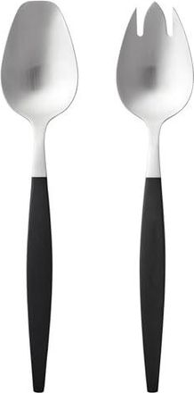 Gense Focus de Luxe Salladsbestick 26,8 cm Svart/Matt st&aring;l