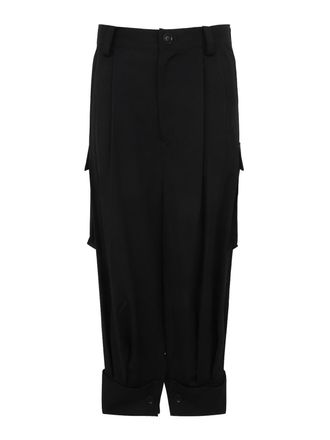 Yohji Yamamoto Pantalons D&eacute;contract&eacute;s - Noir
