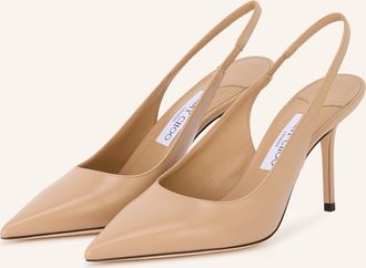 Jimmy Choo London Slingpumps Love 85 beige