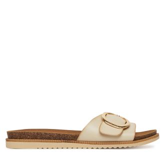Mustang Jeans Pantoletten Mustang 1392-707 Beige