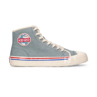 Kenzo High-Top Logo Sneakers - - Shoes - Damen - Blau - 39 EU