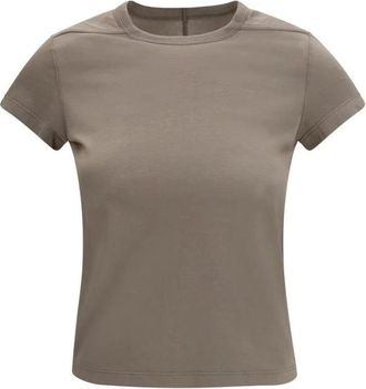 Rick Owens Femme, Tops, Brun, Taille: 36 FR T-shirt ras du cou en coton