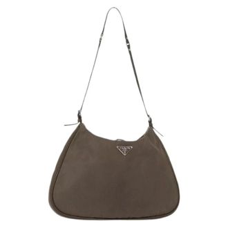 Prada Sac bandouli&egrave;re vintage Pre-owned - Femme - Pre-owned - Brun - Taille: ONE Size