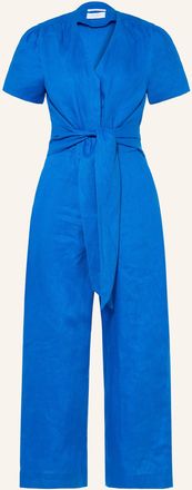 Hobb's Jumpsuit Evie Aus Leinen blau