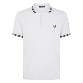 Fred Perry Herren, Oberteile, Wei&szlig;, MGr&ouml;&szlig;e
