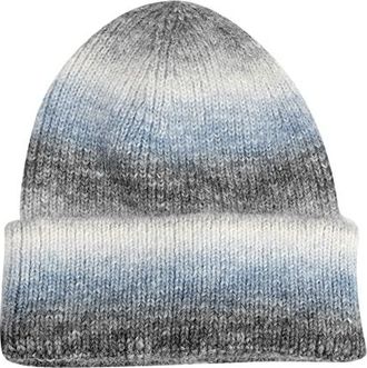 Generic Bonnet court en tricot coupe-vent chaud d&eacute;grad&eacute; tie dye chapeau tricot&eacute; en laine chapeau dhiver pour homme par temps froid, a, Taille unique