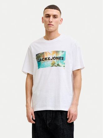 Jack & Jones Jack & Jones T-Shirt Indiana Tee 12288112 Wei&szlig; Regular Fit