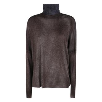 Avant Toi Damen, Strickwaren, Braun, SGr&ouml;&szlig;e