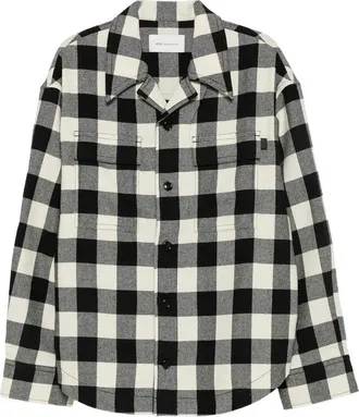 Ami Check-pattern Button-up Shirt