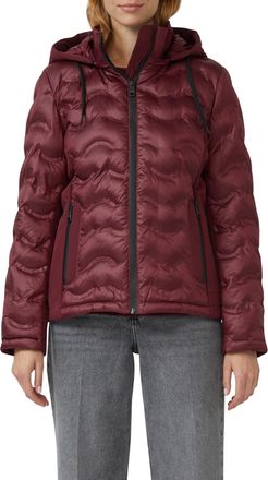 s.Oliver Leichte Jacke im Fabricmix mit abnehmbarer Kapuze