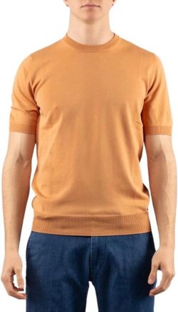 Gran Sasso Homme, Pulls, Orange, Taille: XL Pulls &agrave; col rond