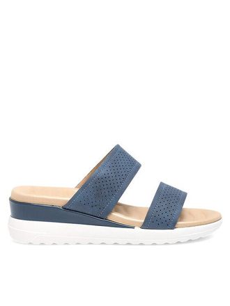 Clara Barson Pantoletten WYL05010-12 Dunkelblau