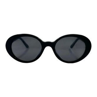 Oliver Peoples Sonnenbrille im Vintage-Stil mit transparenten Gl&auml;sern - - Accessories - Damen - Schwarzk - ONE SIZE