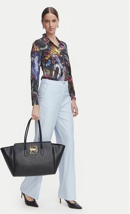 Just Cavalli Handtasche Iconic Snakes 81RA4BA2 ZSA89 Schwarz