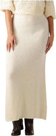 Ydence Strickrock Eveline - - Skirts - Damen - Beige - M