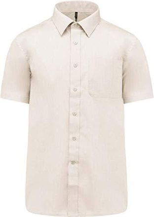 Kariban ACE > Chemise Manches Courtes - Angora, 5XL, Homme