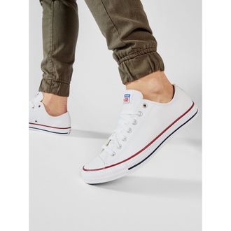Converse Sneakers aus Stoff Converse Chuck Taylor All Star Ox 132173C Wei&szlig;