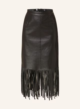 Riani Riani Lederrock schwarz