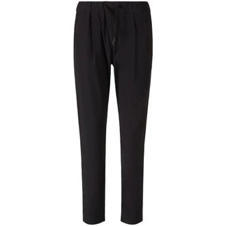 Herno Femme, Pantalons, Noir, Taille: 38 FR Pantalon en nylon stretch