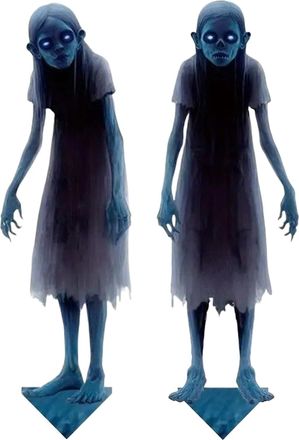 Generic Halloween Garden Signes - Tids Plantagen Spukigies, Figuren 2 - Teil | Gruselige Horror-Dekoration zum Einsetzen von Terrasse, Garten, Rasen, Messe, P