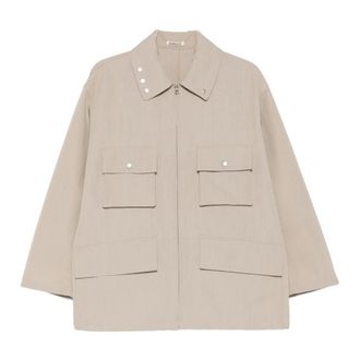 Auralee Wool Max Canvas Blouson - - Jackets - Herren - Beige - XL