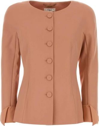 Chlo&eacute; Femme, Vestes, Rose, Taille: 38 FR Blouses