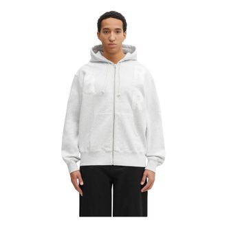 by Parra Word Salad Zip Kapuzenpullover - - Sweatshirts & Hoodies - Herren - Grau - XL