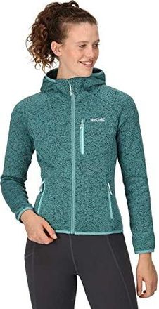 Regatta Womens Newhill Full Zip Hooded Fleece Jacket Polaire entièrement zippée, Vert, 36 Femme