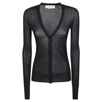 Victoria Beckham Cardigan a Costine - - Knitwear - Damen - Schwarzk - S