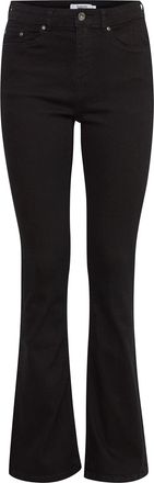 b.young BYLOLA BYLUNI Flare Damen Jeans Denim Hose Flared 5-Poket-Style Baumwolle mit Stretch Slim Fit, Gr&ouml;&szlig;e:27/32, Farbe:Black (80001)