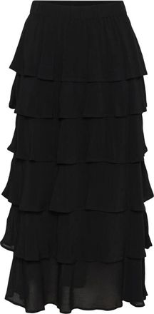 Part Two Femme, Jupes, Noir, Taille: 42 FR Midi Skirt