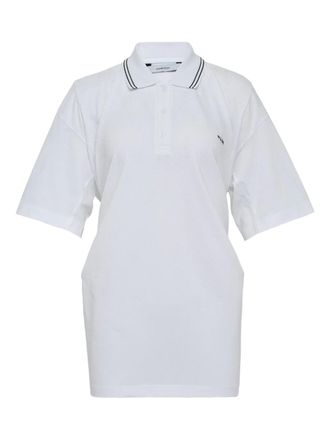 pushBUTTON polo à design portefeuille - Blanc
