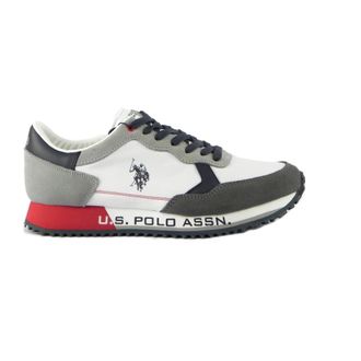 U.S.Polo Association Wei&szlig;/Blau Sneakers - - Shoes - Herren - Mehrfarbig - 41 EU