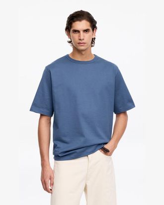 Arket Oversize-T-Shirt 270 GSM -Blau