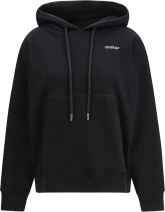 Off-white Oversized Hoodie - - Sweatshirts & Hoodies - Herren - Schwarzk - M