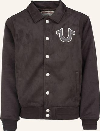 True Religion Bomberjacke Suede braun