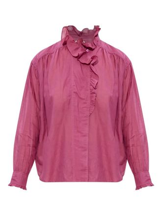 Isabel Marant Bluse mit Rüschen - Rosa