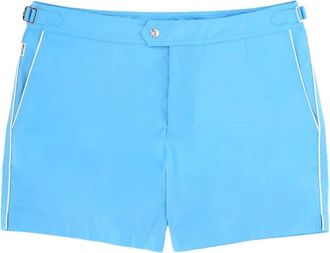Tom Ford Homme, Maillots de bain, Bleu, Taille: XL Nylon Swim Short