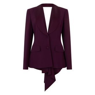 Alberta Ferretti Eleganter Blazer - - Jackets - Damen - Lila - L